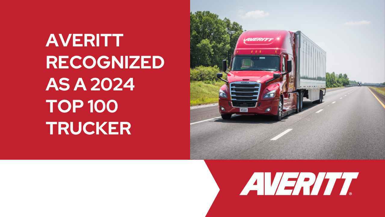 Averitt Selected 2024 Top 100 Trucker by Inbound Logistics